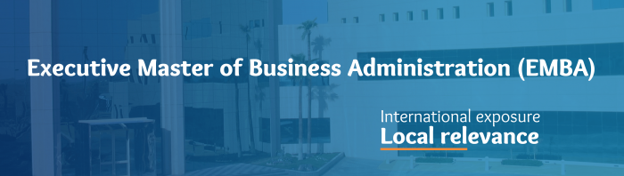 Executive Masters of Business Administration (EMBA) - Al Yamamah University
