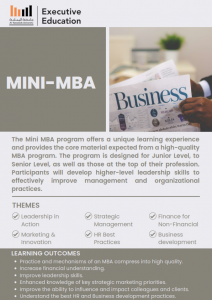 Professional & Executive Development Mini-MBA - Al Yamamah University