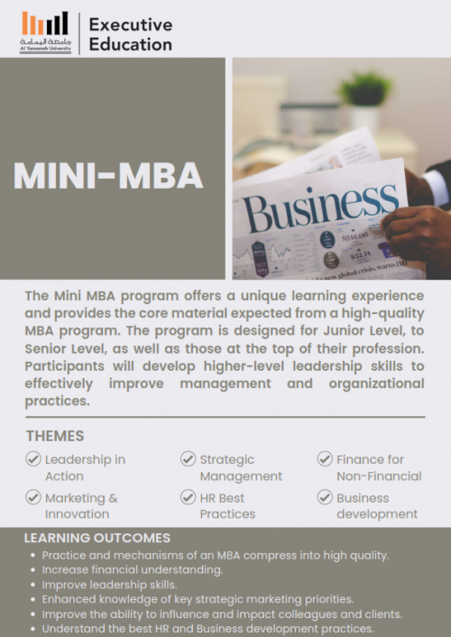 Professional & Executive Development Mini-MBA